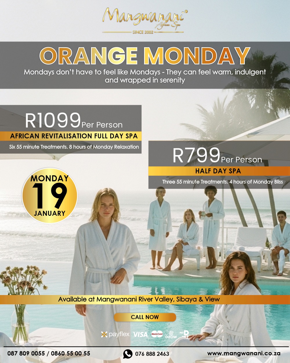 ORANGE MONDAY – Mangwanani